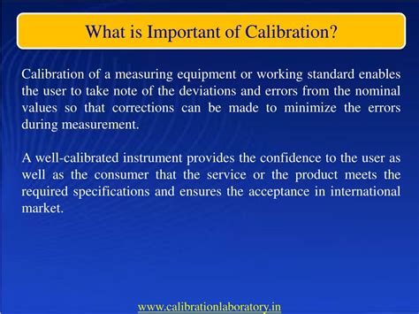 Ppt Overview Of Instrument Calibration Powerpoint Presentation Free