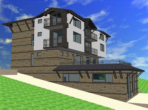 Проект на къща в гр Правец Строителни проекти Проектиране на сгради и съоръжения