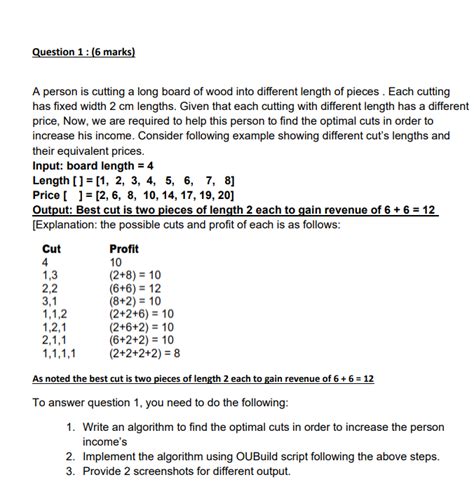 Solved I Need To Solve My Question With Oubuild