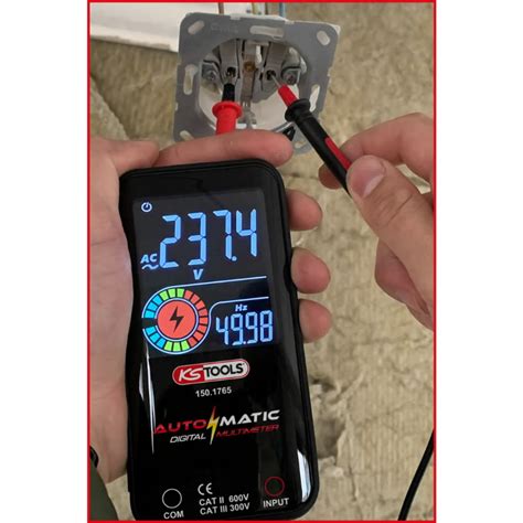 Automatic Digital Multimeter Incl Test Probes Ks Tools Stokker Tools Machinery Maintenance