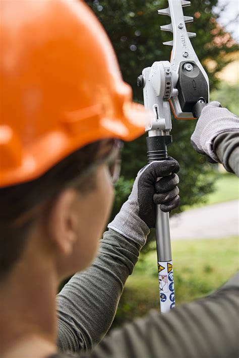 Learn More About The Stihl Hla Battery Powered Long Reach Hedge Trimmer Here Stihl