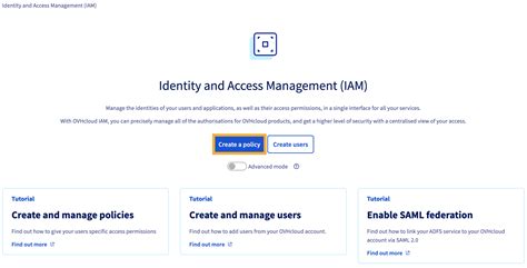 Using Iam Policies With The Ovhcloud Control Panel Articles