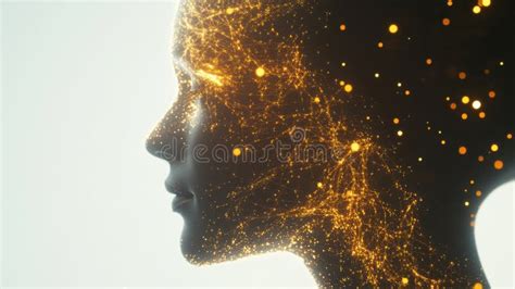 Complex Neural Connections Illustrate The Evolution Of Artificial Intelligence In A Head Profile