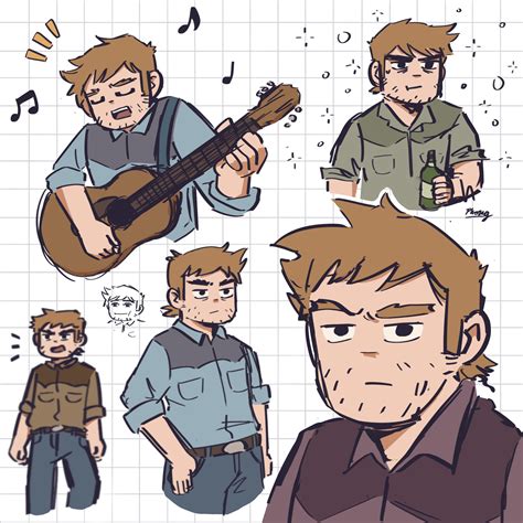 Stephen Stills Scott Pilgrim And More Drawn By Phong H Danbooru