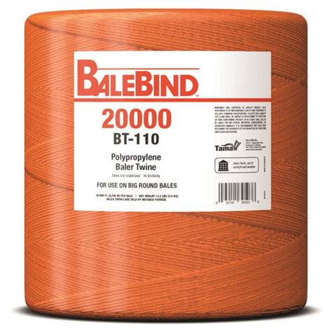 Balebind Polypropylene Baler Twine Pbt20110tostnbp Blains Farm And Fleet