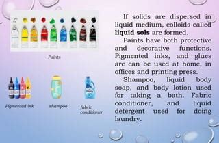 Common Household Colloids And Their Uses PPTX