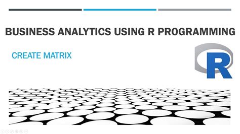 Create Matrix R Programming Youtube
