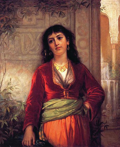 Gypsy Girl Painting By Long Shot Pixels