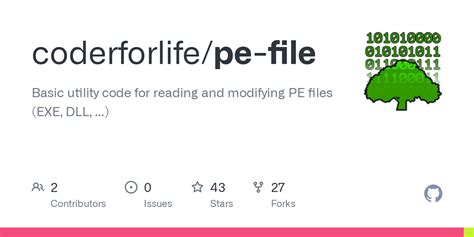 Github Coderforlife Pe File Basic Utility Code For Reading And Modifying Pe Files Exe Dll