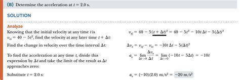 Instantaneous Acceleration Formula