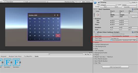 Using Text Mesh Pro With The Date Picker Bitsplash Io