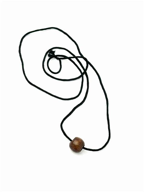 Minimal Single Bead Bohemian Necklace Boho Bangladesh Store