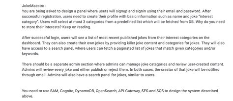 use aws serverless concepts as mentioned sam