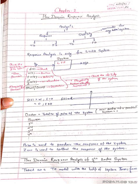 Time Domain Response Analysis Pdf