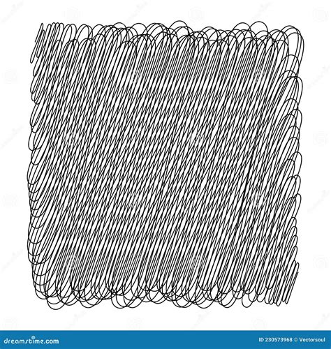 Square Rectangle Scribbling Sketchy Sketch Doodle Lines Element