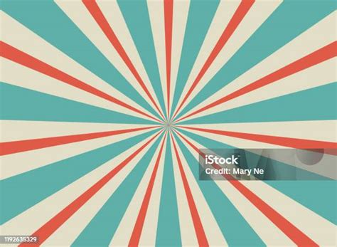햇빛 복고풍 수평 배경입니다 옅은 빨강 파랑 베이지 색 버스트 배경 광대한에 대한 스톡 벡터 아트 및 기타 이미지 광대한 렌즈 플레어 반짝이는 Istock