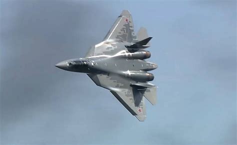 Истребитель Су 57 замечен на российско украинской границе