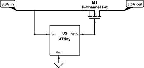 switches how can i turn off a 3 3v circuit with a 3 3v