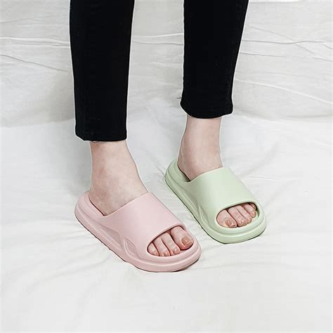 아브 가벼운 통통 거실화 실내화 층간소음방지 슬리퍼 4cm