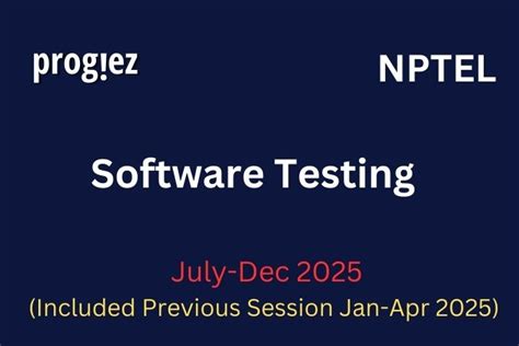All Weeks 1 4 Software Testing Nptel Assignment Answers