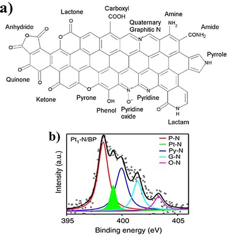 A Different Oxygen And Nitrogen Functional Groups Existed On Carbon