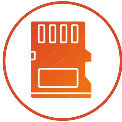 Premium Vector Memory Card Icon Style