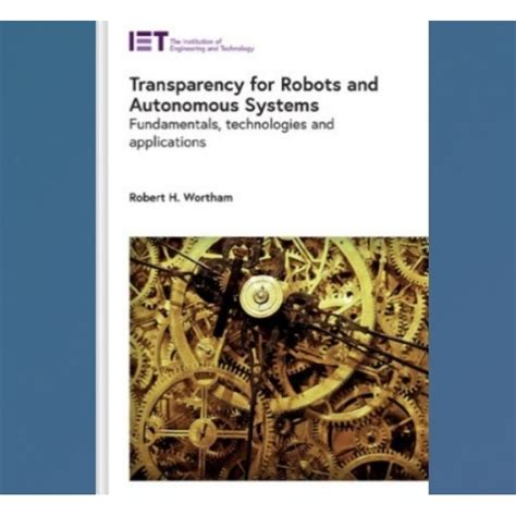 Jual Buku Transparency For Robots And Autonomous Systems Fundamentals