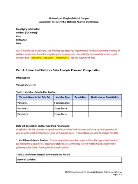 Assignment 3 Template Inferential Statistics Analysis And Writeup Download Free Pdf