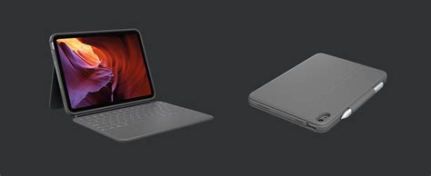 Logitech Rugged Folio Keyboard Case For Ipad 10th Gen And A16 With Smart Connector