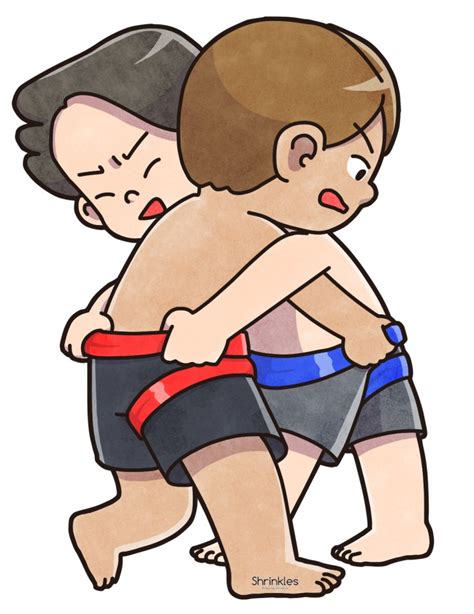 [슈링클스도안 놀이] 15 전통놀이 씨름 도안 슈링클스 만들기 메이크래프트 네이버 블로그