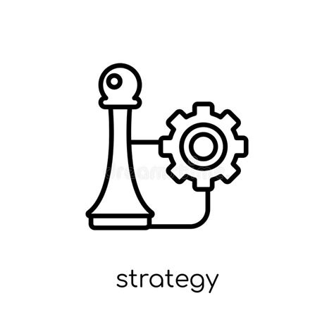 Strategy Management Icon From Strategy 50 Collection Stock Vector Illustration Of Process