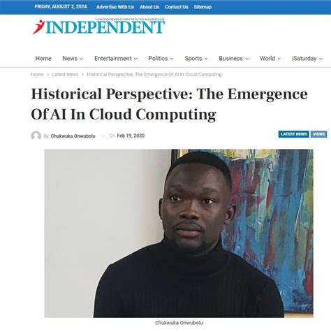 Chukwuka Onwubolu On Linkedin Chukwukaonwubolu Ai Cloudcomputing Techinnovation…