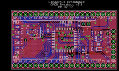 XC XL CPLD Breakout Board DP