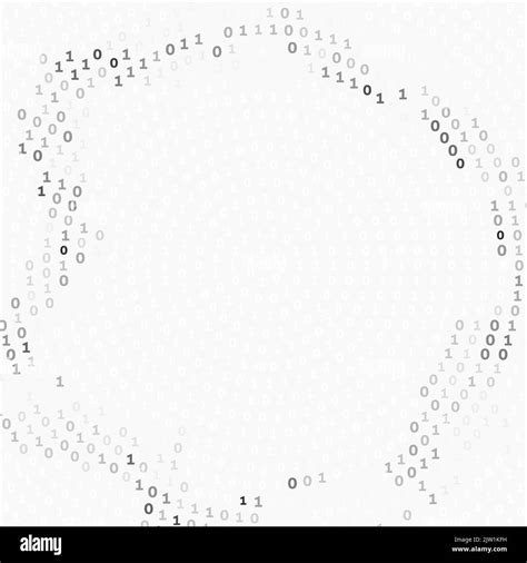 Hotspot Concept Digital Broadcast Background With Ones And Zeros