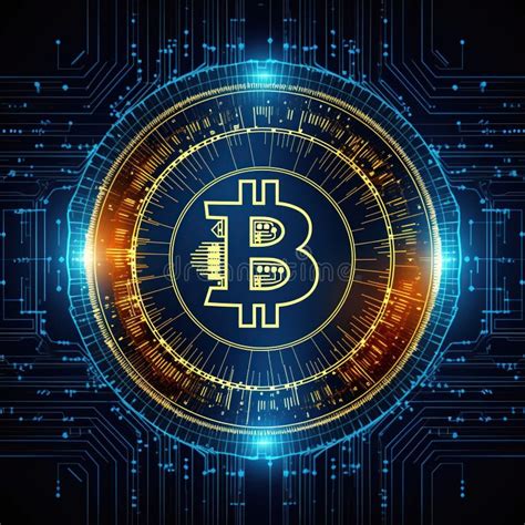 illustration of bitcoin ai generated stock illustration illustration