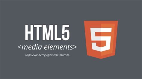 Html5 Media Elements Pdf Web Design And Html Internet