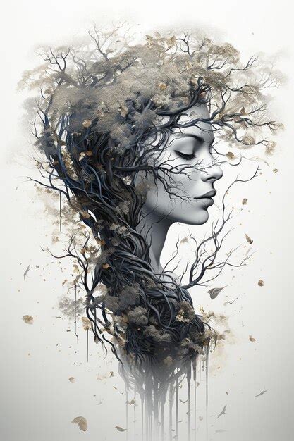 Premium Ai Image Twin Tree Of Your Love