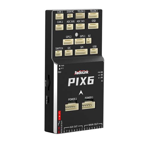 Radiolink Pix6 Open Source Flight Controller Built In Dual Gyroscope