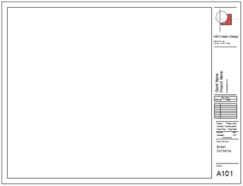 Title Block Template