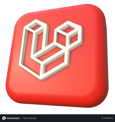 Free Laravel Framework 3d Icon Free Download Logos 3d Icons Iconscout