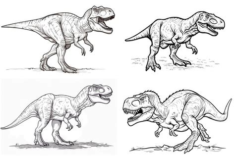 Indominus Rex Coloring Page Graphic By Ai Graphic Design Bundle Creative Fabrica