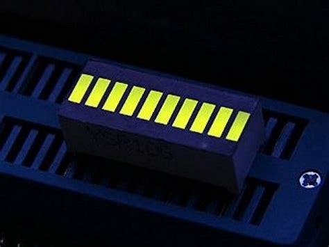 Segment Digital Yellow Led Bar Graph Display Ultra Bright AUSCOM Computers Controls