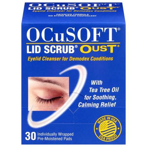 Ocusoft Lid Scrub Oust Pads Eyelid Cleanser Publix Super Markets