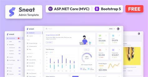 Sneat Free Aspnet Core Mvc Admin Template