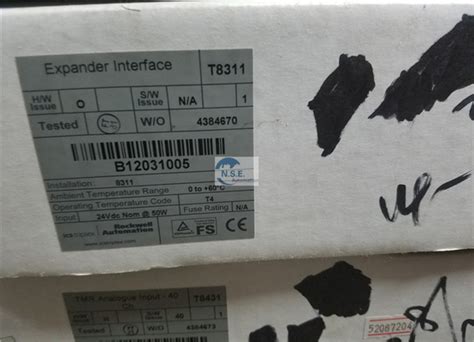 40 Channel ICS Triplex PLC ICS Triplex T8431 TMR 24 Vdc Analogue Input