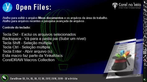 Yinkamacs Macros Coreldraw 2020 Coleção 32 E 64 Bits Corel Na Veia