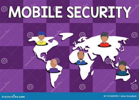 Text Sign Showing Mobile Security Conceptual Photo Protection Of