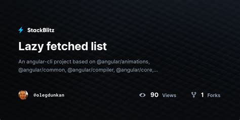 lazy fetched list stackblitz