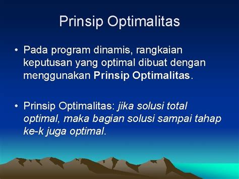 Program Dinamis Dynamic Programming Program Dinamis Program Dinamis