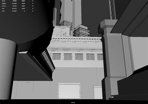 WIP Cyberpunk UE4 Modular Environment Polycount